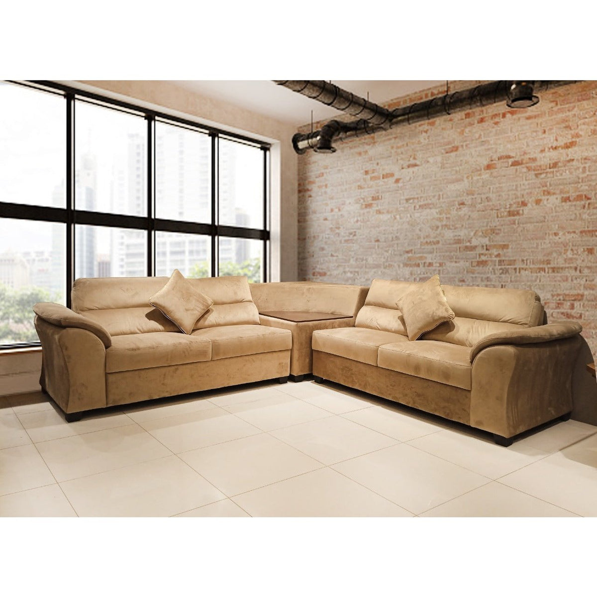 VR-184(C) NEWPORT;CORNER L-SHAPE SOFA(3+3+C)