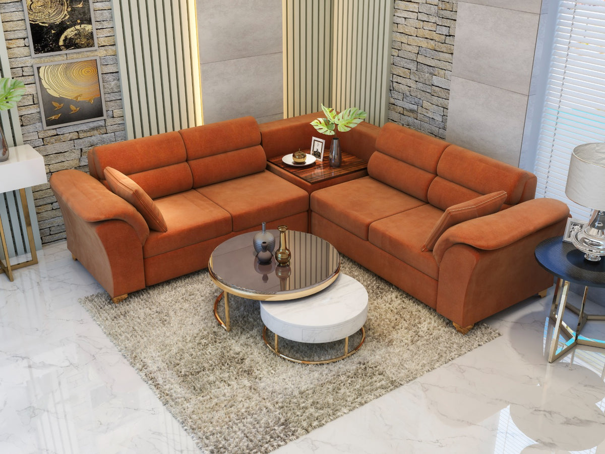 VR-184(C) NEWPORT;CORNER L-SHAPE SOFA(3+3+C)