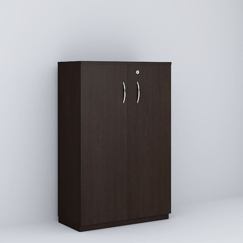 Mobel 2 Door Wenge Color Medium Height Storage Cabinet Engineered Wood