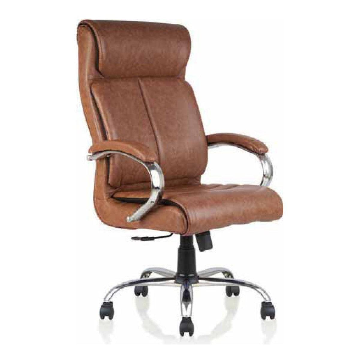 Mobel Brown Leatherette High Back Executive Revolving Chair